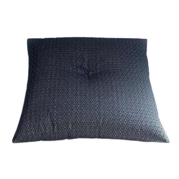 Ikeura Blue Asanoha Zabuton Traditional Japanese Cushion 55 x 59cm ...