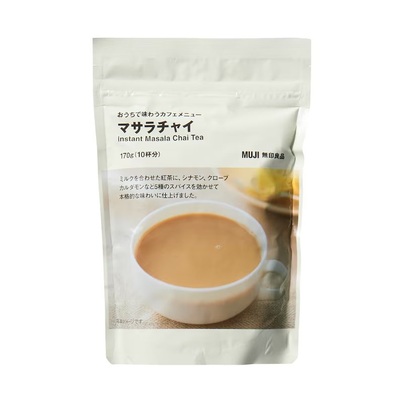 Muji Masala Chai Spiced Tea Instant Tea Powder 170g – Japanese Taste ...