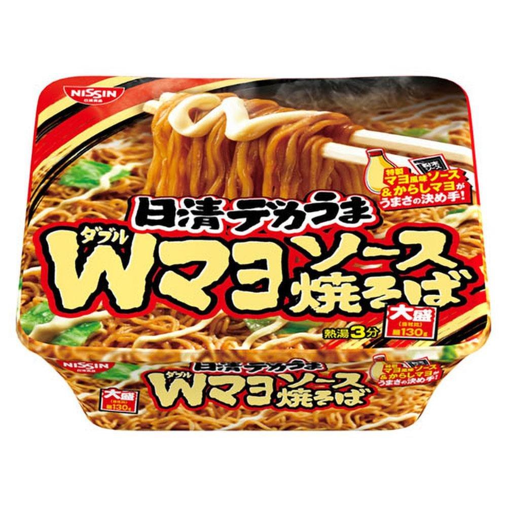 Nissin Dekauma Double Mayonnaise Big Serving Yakisoba Instant Noodles ...